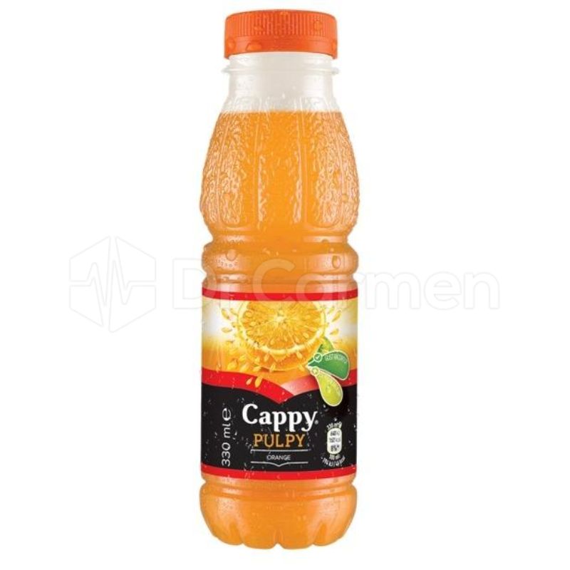 Bautura Racoritoare Cappy Pulpy cu Suc de Portocale 0.33l