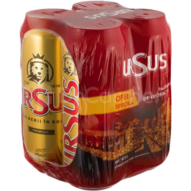 Bere Doza 4 Pack Ursus 0.5 l