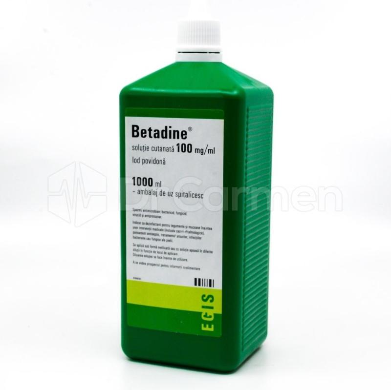 Betadine Solutie Cutanata 100mg/ml Sol. Cut.