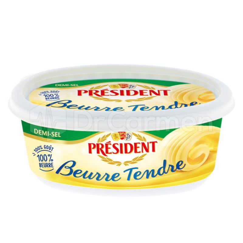 Beurre Tendre Unt Tartinabil President Semisarat, 250 g