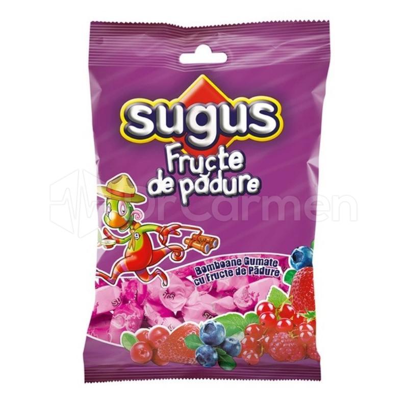 Bomboane Gumate Sugus cu Gust de Fructe de Padure 80 g