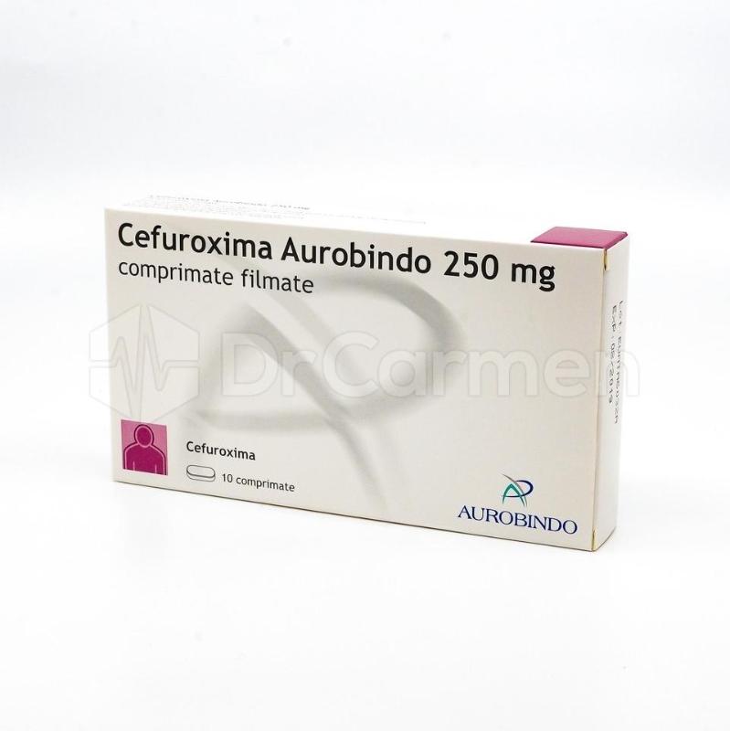 Cefuroxima Aurobindo 250 mg Compr. Film.