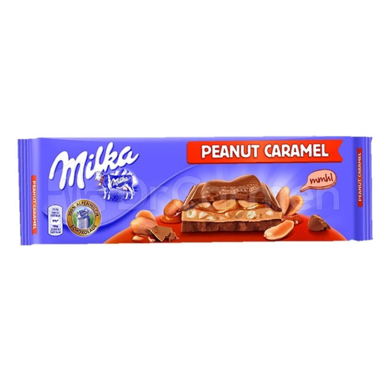 Ciocolata Milka cu Arahide si Caramel 276 g