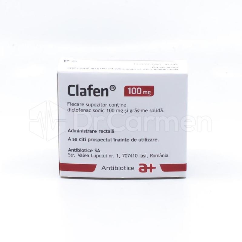 Clafen 100 mg Supoz.