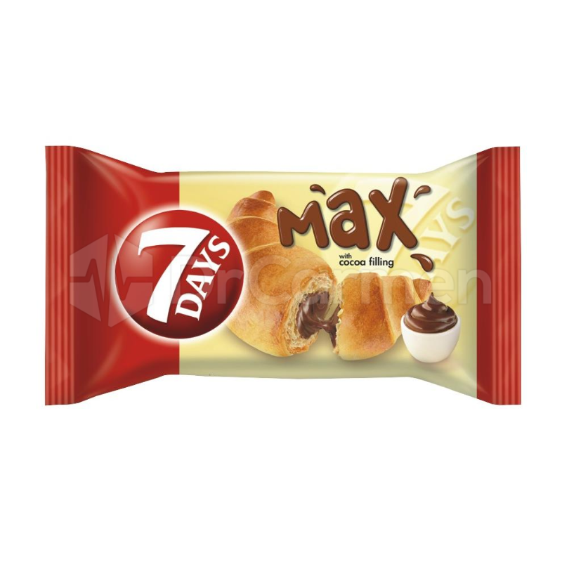 Croissant 7 Days Max cu Umplutura de Cacao 85 g