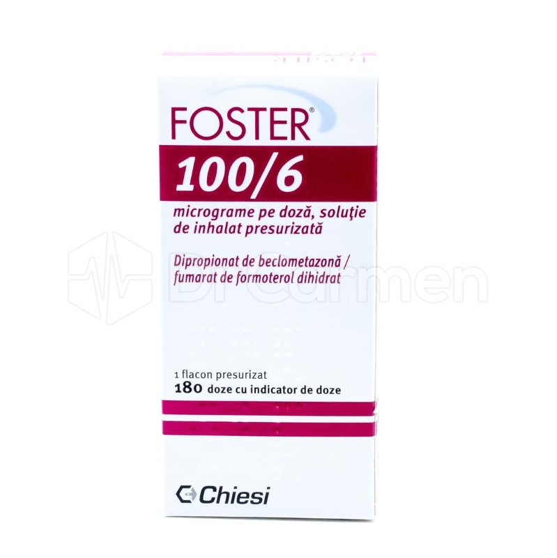 Foster 100/6 Micrograme pe Doza Sol. de Inhalat Presurizata