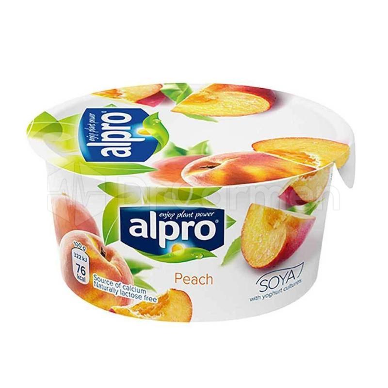 Iaurt Alpro Din Soia si Aroma de Piersici, 150 g