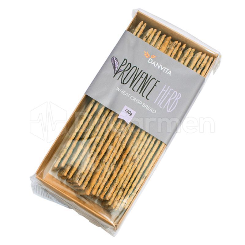 Paine Danvita Crocanta, cu Cereale si cu Ierburi Provence 130 g