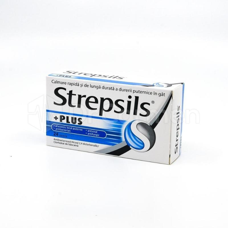 Strepsils Plus Pastile