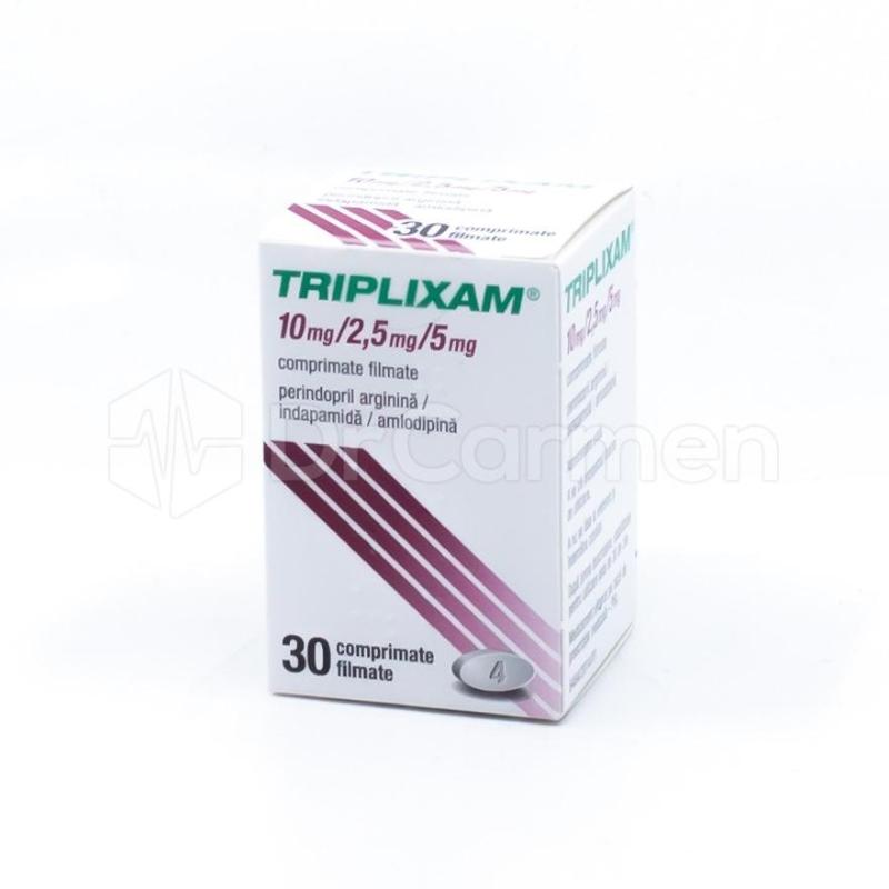 Triplixam 10 mg/2,5 mg/5 mg Compr. Film.
