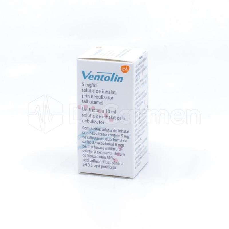 Ventolin 5 mg/ml Sol. de Inhalat Prin Nebulizator